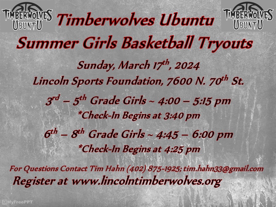 Timberwolves Athletic Association – Lincoln Nebraska Timberwolves ...